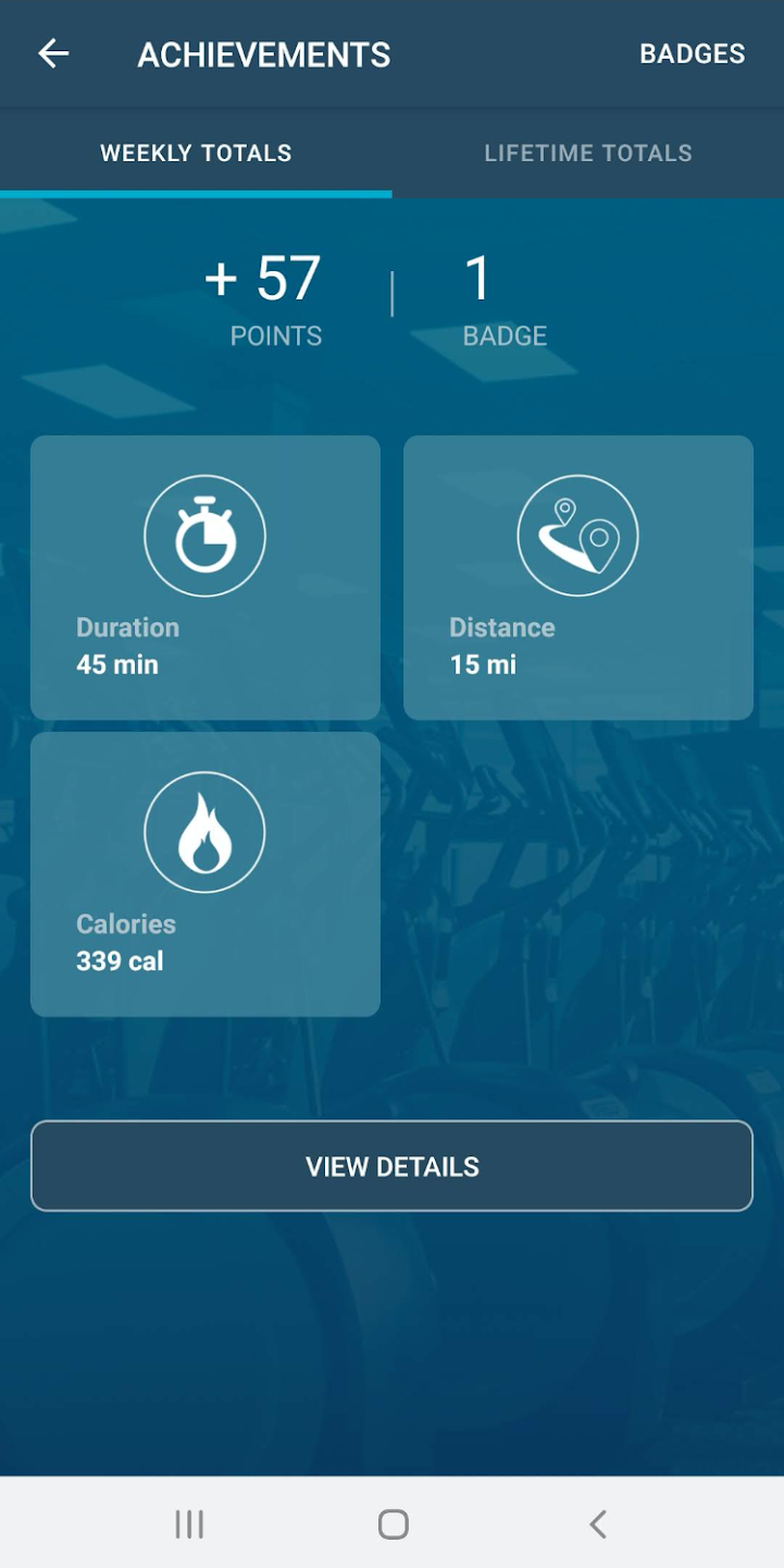 Preva App screenshots – Lochcarron GYM