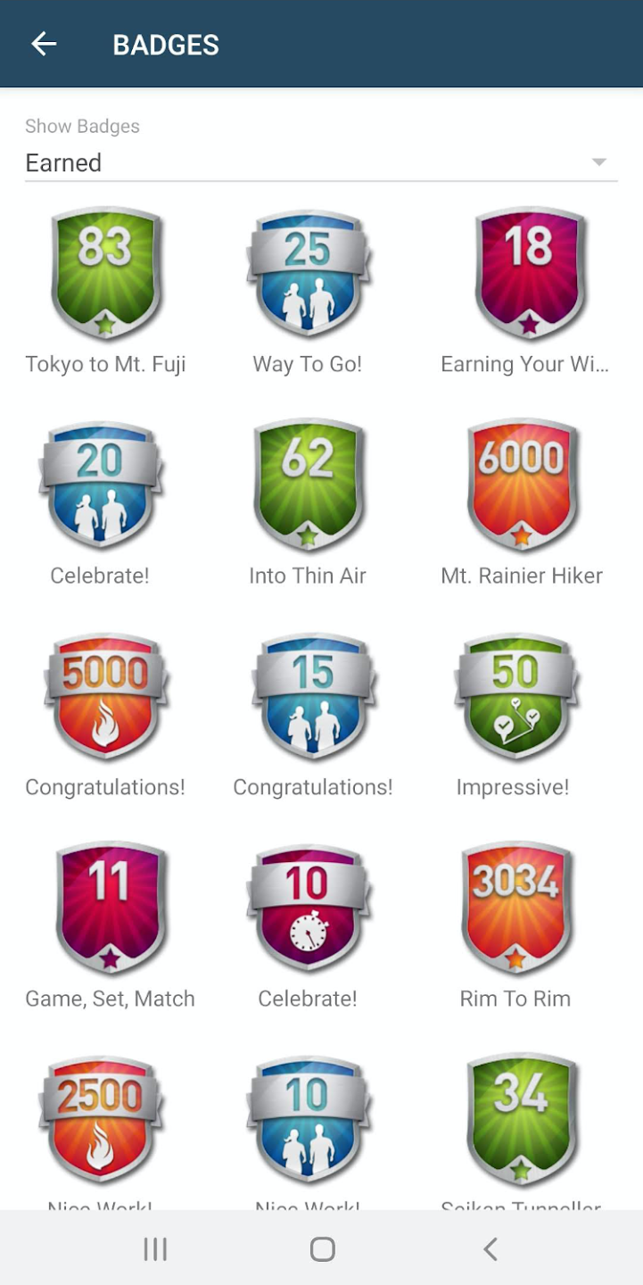 Preva App screenshots – Lochcarron GYM